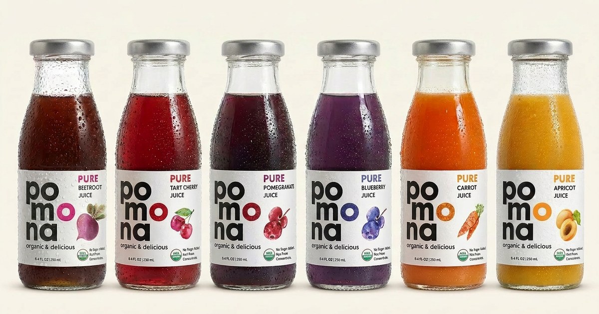100% Pure Juice — No Sugar, No Concentrate, No Fillers | Pomona